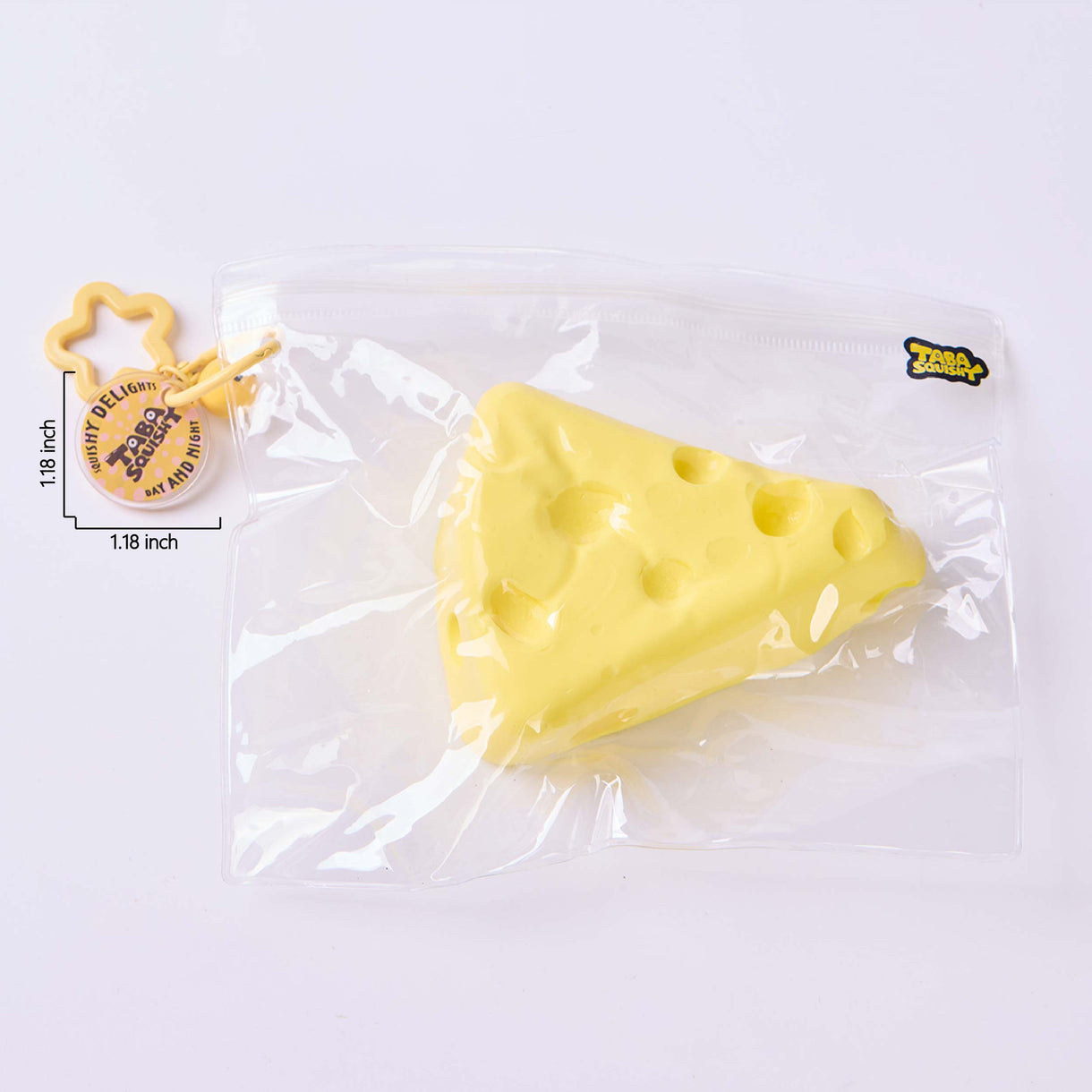 Cheese Squishy Toy — Cute Slow-Rise Food Taba Squishy | TABASQUISHY®