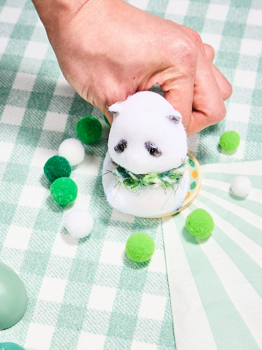 Tabasquishy™ Handmade Flocked Panda Taba Squishy – Perfect Stress ...