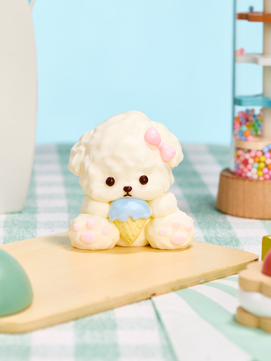 Tabasquishy™ Handmade White Icecream Dog Taba Squishy – Perfect Stress ...