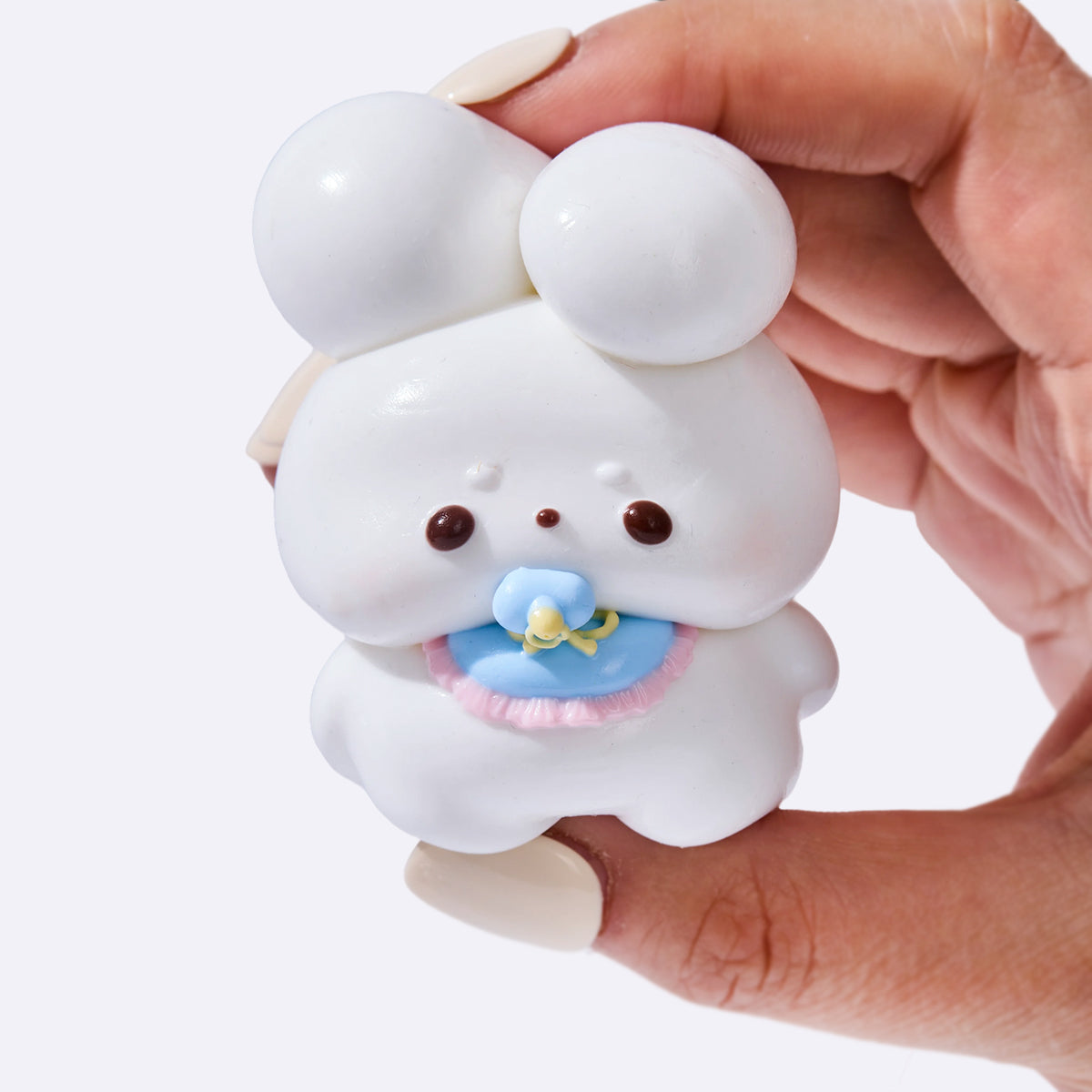 TABASQUISHY® Bunny with Pacifier Squeeze Toys