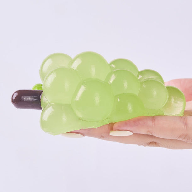 Green Grape Squishy Toy — Slow-Rise Fruit Taba Squishy | TABASQUISHY®