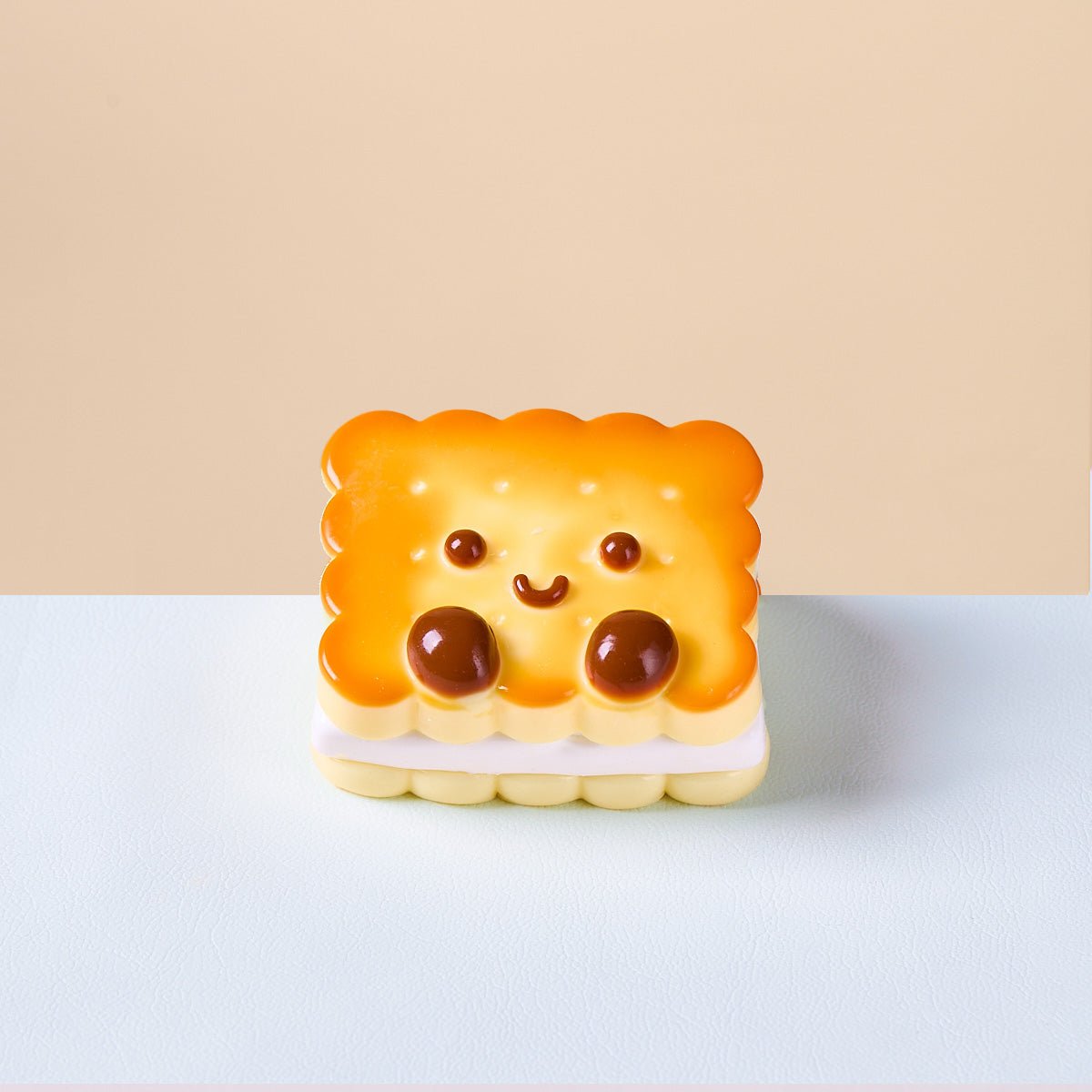 Square Cookie Squishy — Cute Slow-Rise Food Taba Toy | TABASQUISHY®