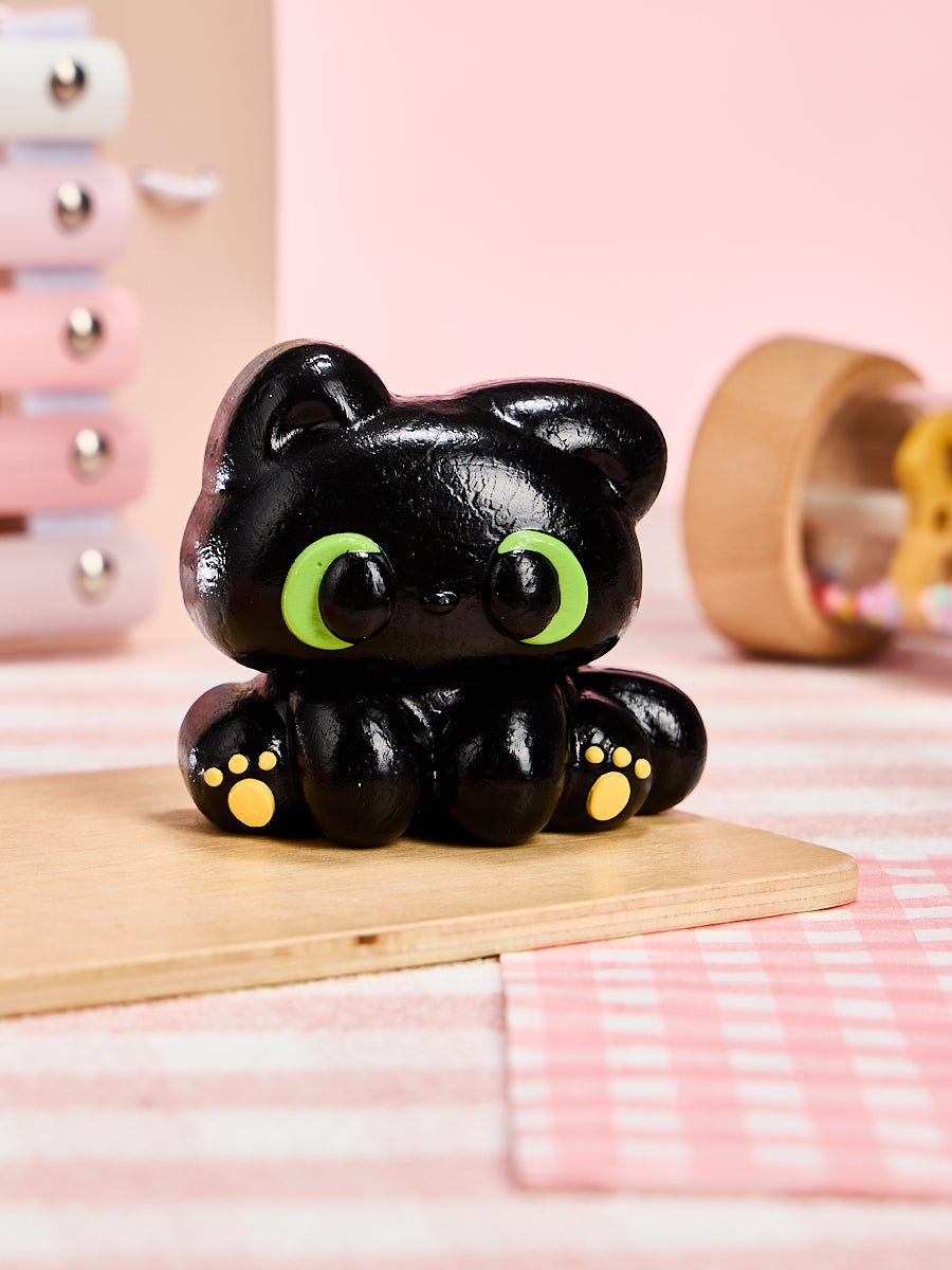 Tabasquishy™ Taba Squishy Black Cat Kitten Squeeze Toy – TABASQUISHY®