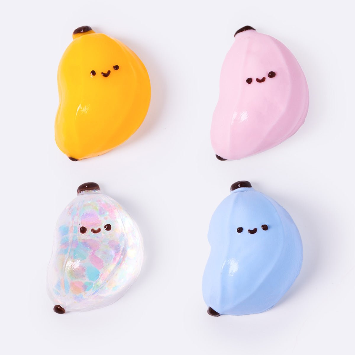 Banana Squishy Sensory Pack — 4-Texture Squeeze Set | TABASQUISHY®