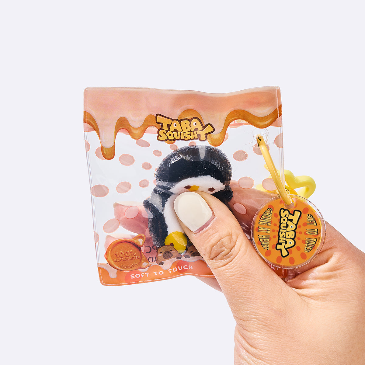 TABASQUISHY® Mini Plush Penguin Squeeze Toys