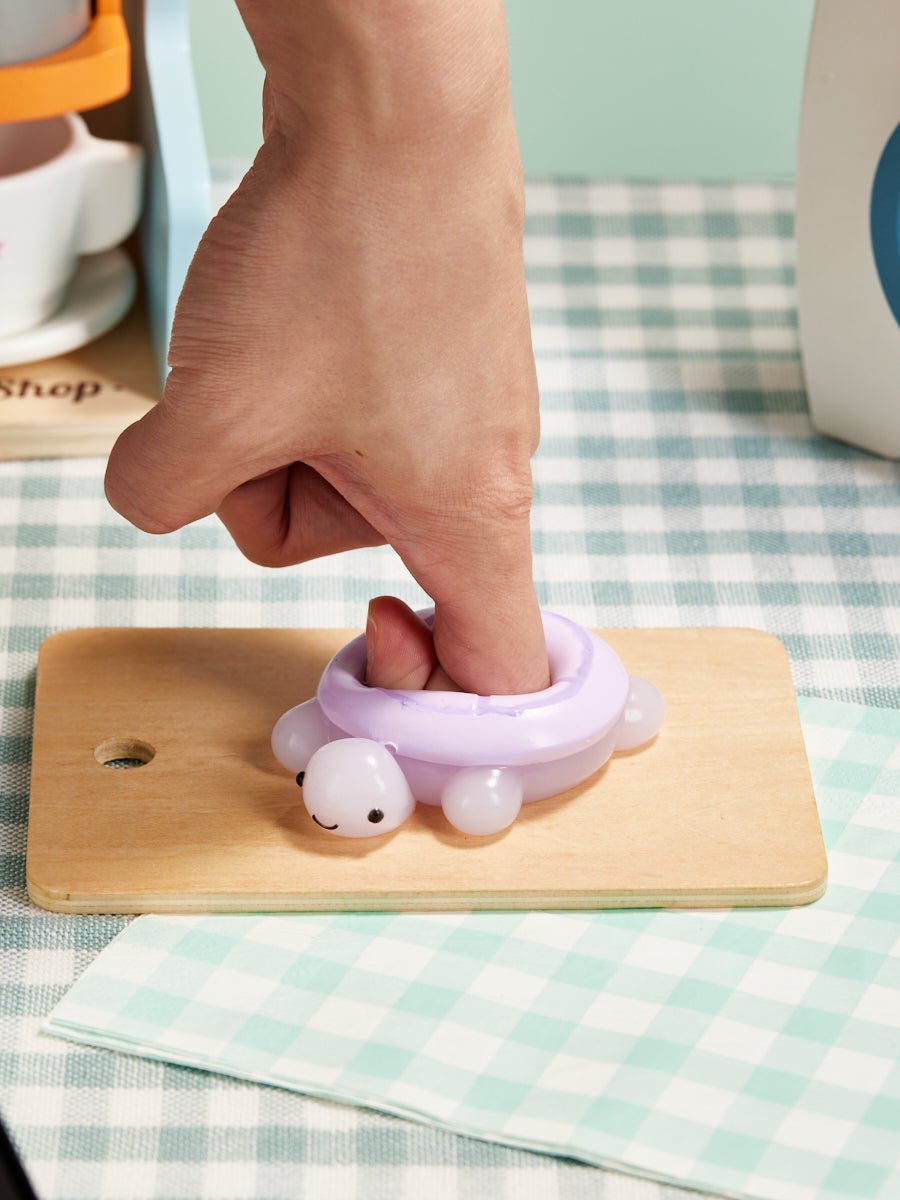 Purple Turtle Squishy — Slow-Rise Animal Taba Toy | TABASQUISHY®