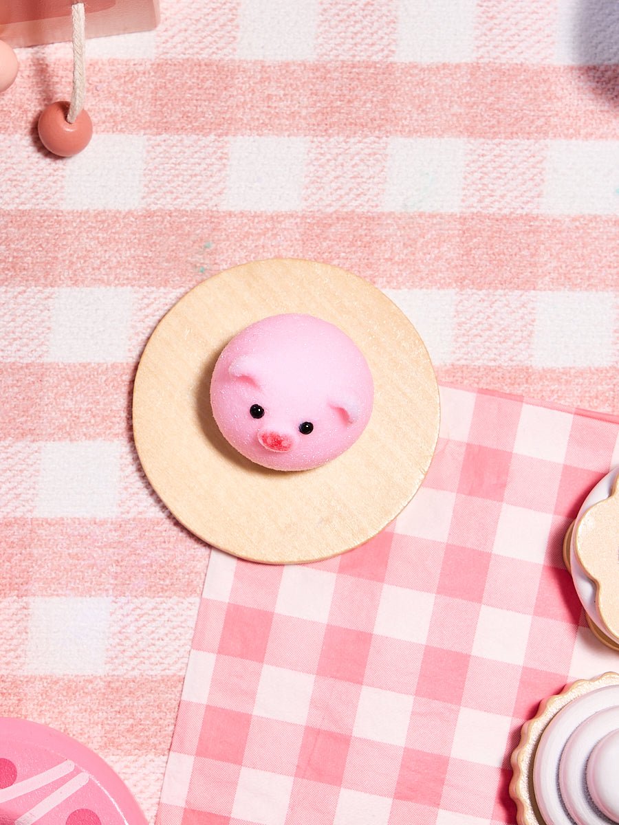 TABASQUISHY® Handmade Mini Pink Pig Ball Taba Squishy – Perfect Stress ...
