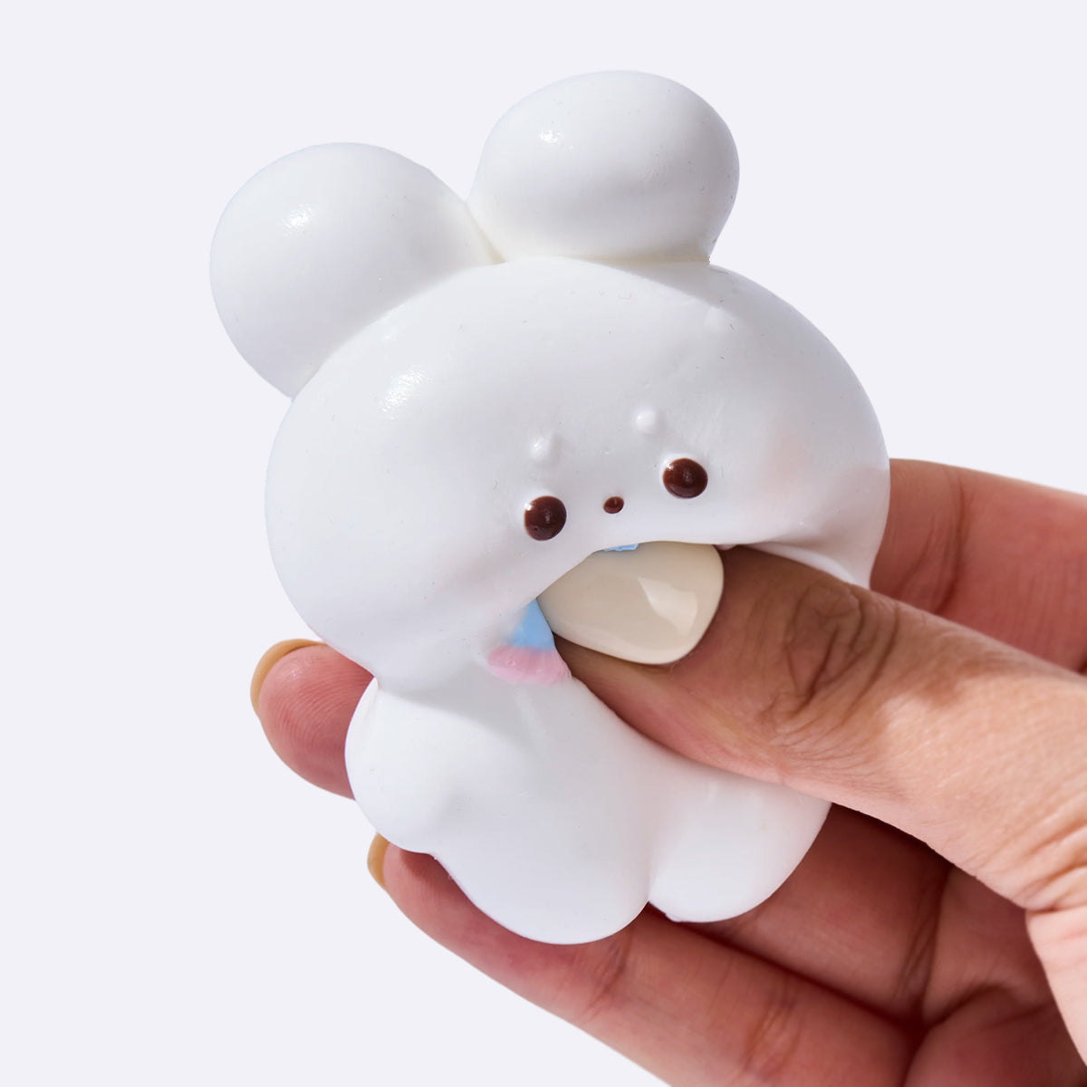 TABASQUISHY® Bunny with Pacifier Squeeze Toys